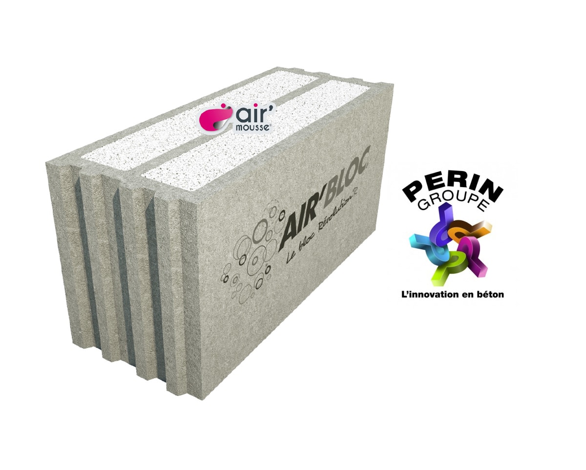 Expert du bloc isolant, bloc beton rectifié, bloc mousse - AIR'BLOC®